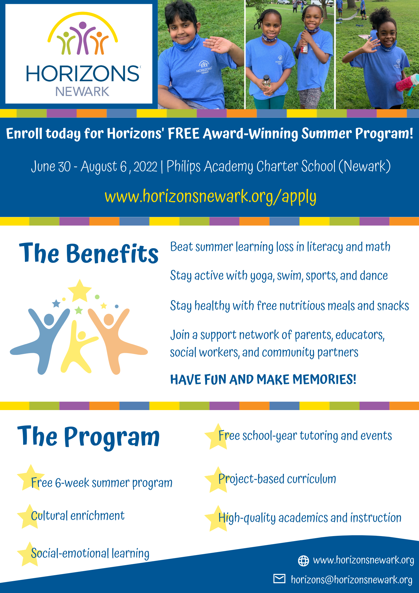 Apply for the Horizons Newark Program at Philips Academy